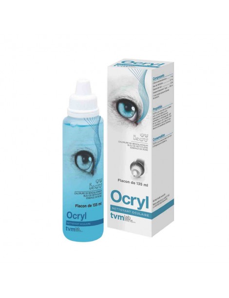 Ocryl Solution Oculaire 135 ml – Soin des Yeux pour Animaux
